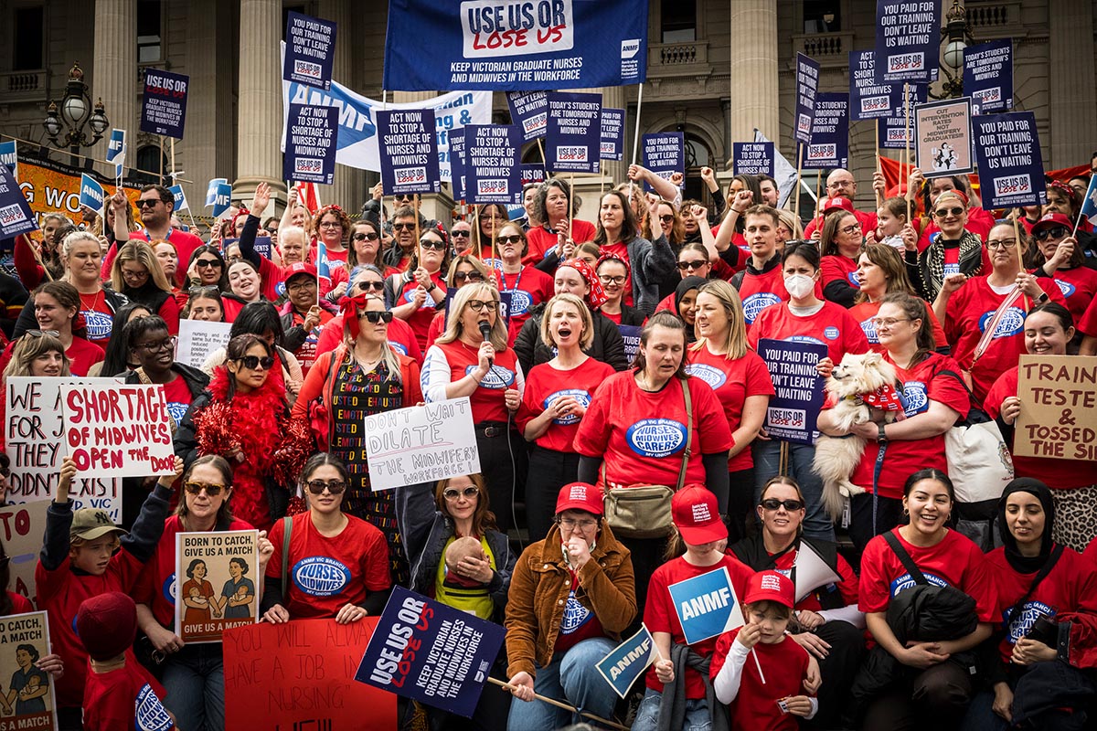 Use us or lose us: ANMF rallies for additional graduate nursing and ...