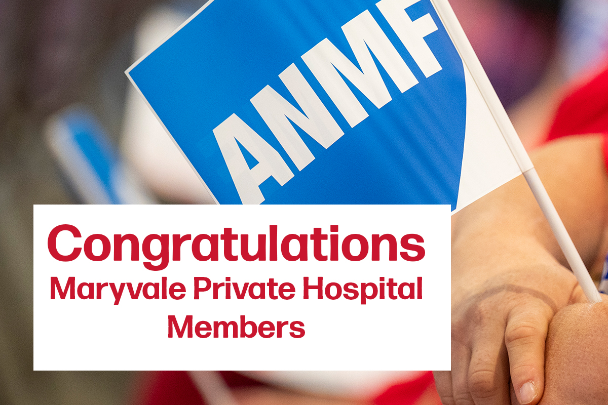 Congratulations to Maryvale Private Hospital: the first private EBA ...